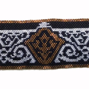 Peyote Pattern for Bracelet: Art Nouveau INSTANT DOWNLOAD Pdf - Etsy