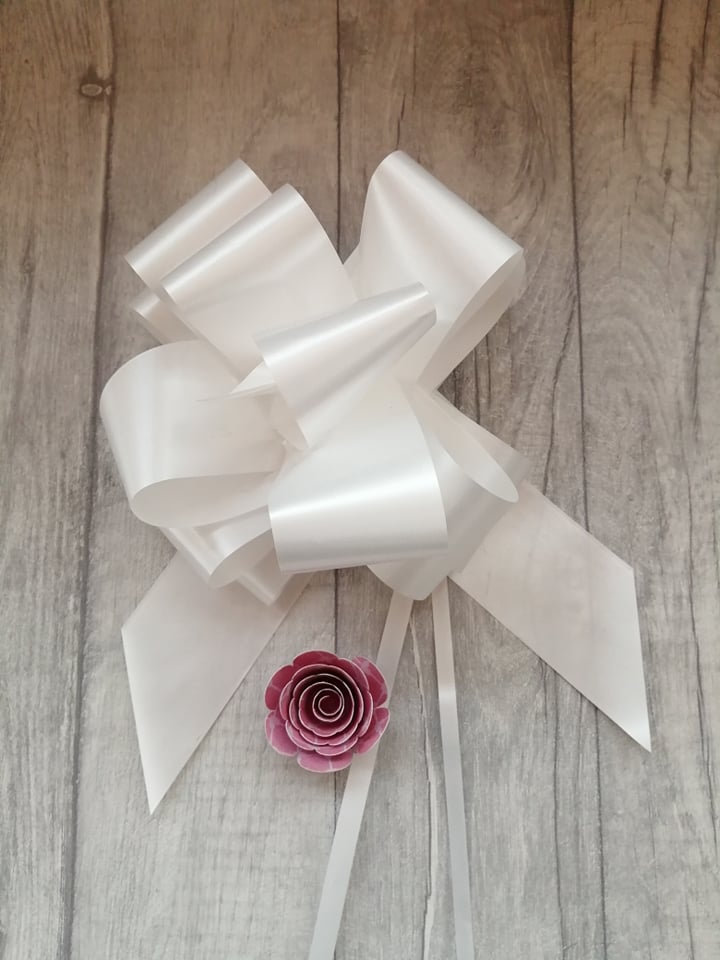 Wedding Car Ribbon Decorating Kit 6 Metres Plain Poly Ribbon - Etsy UK