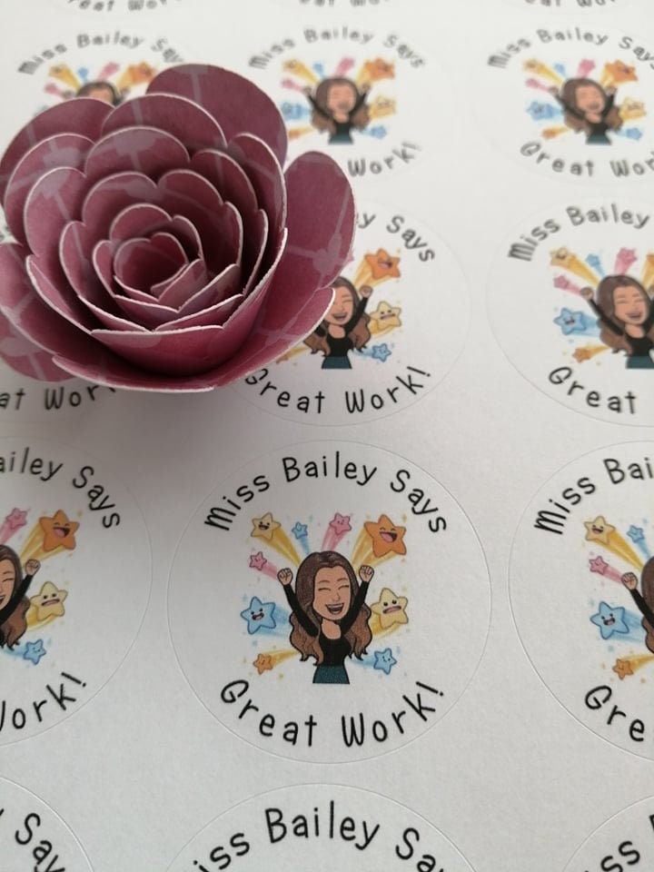 Custom Bitmoji Teacher Reward Stickers Personalised Bitmoji | Etsy