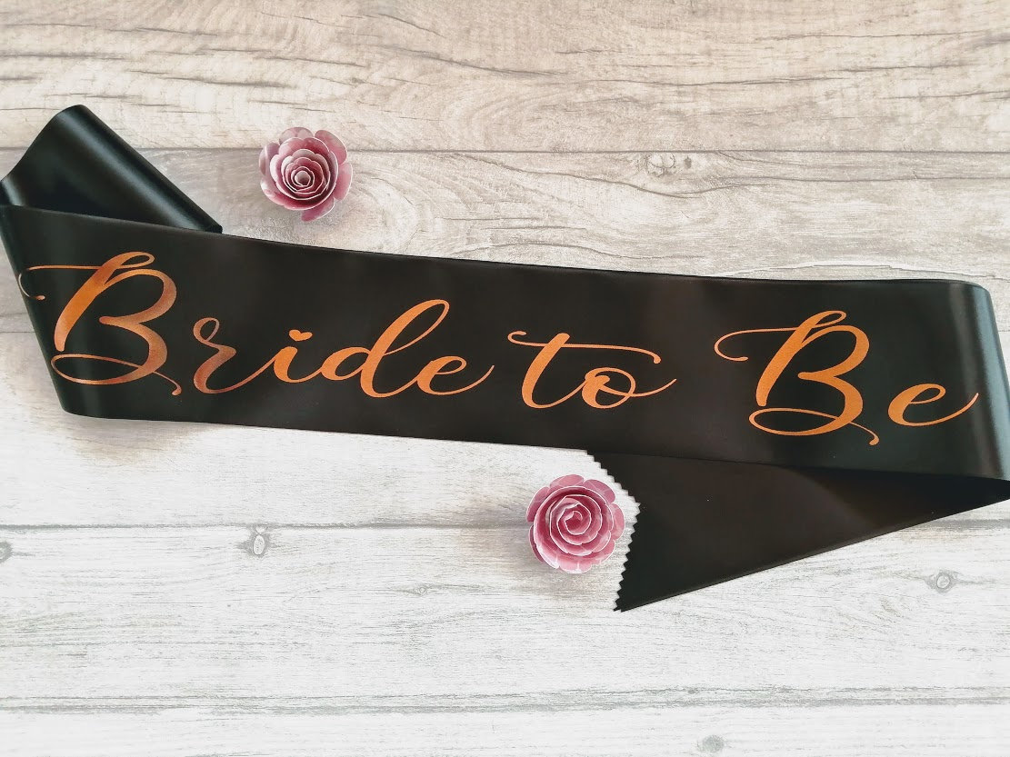 Custom Rose Gold Sash Custom Hen Party Sash Custom Team | Etsy UK