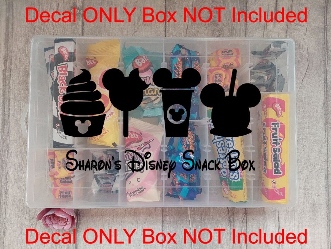 Custom Lunch Box Label, Snack Goals Decal, Personalised Travel Box ...