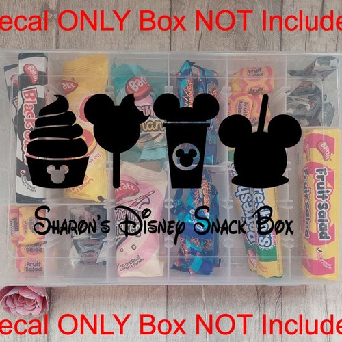 Custom Lunch Box Label Snack Box Vinyl Decal Personalised - Etsy UK