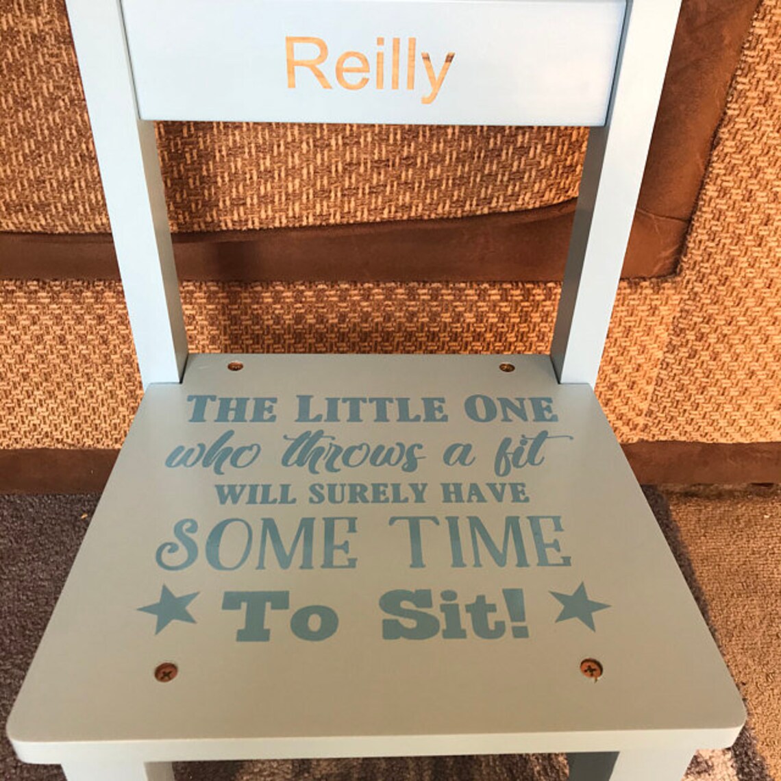 Thinking Chair Naughty Chair Little One Time Out Vinyl | Etsy