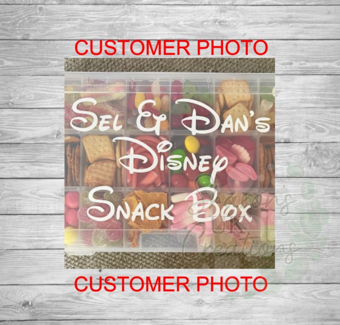 Custom Lunch Box Label Snack Box Vinyl Decal Personalised - Etsy UK