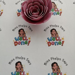 Custom Bitmoji Teacher Reward Stickers, Personalised Bitmoji Stickers ...