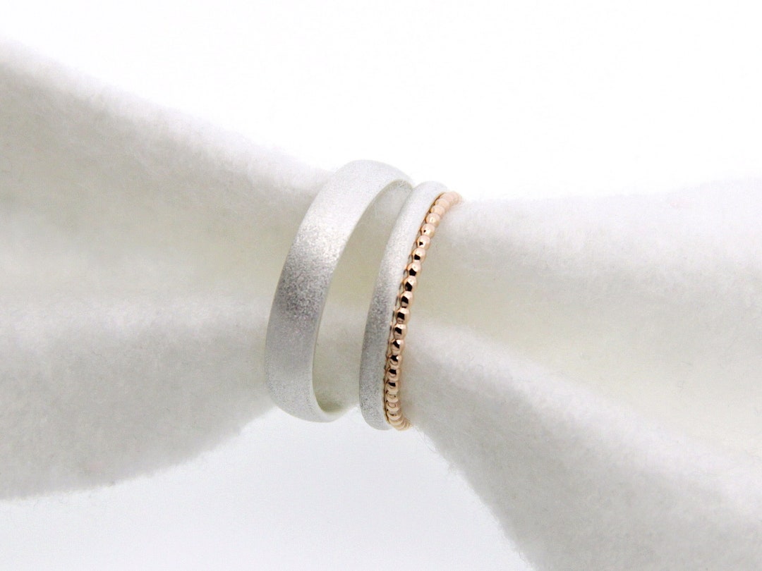 Eheringe Set Silber Rotgold, Trauringe Eheringe Partnerringe ...