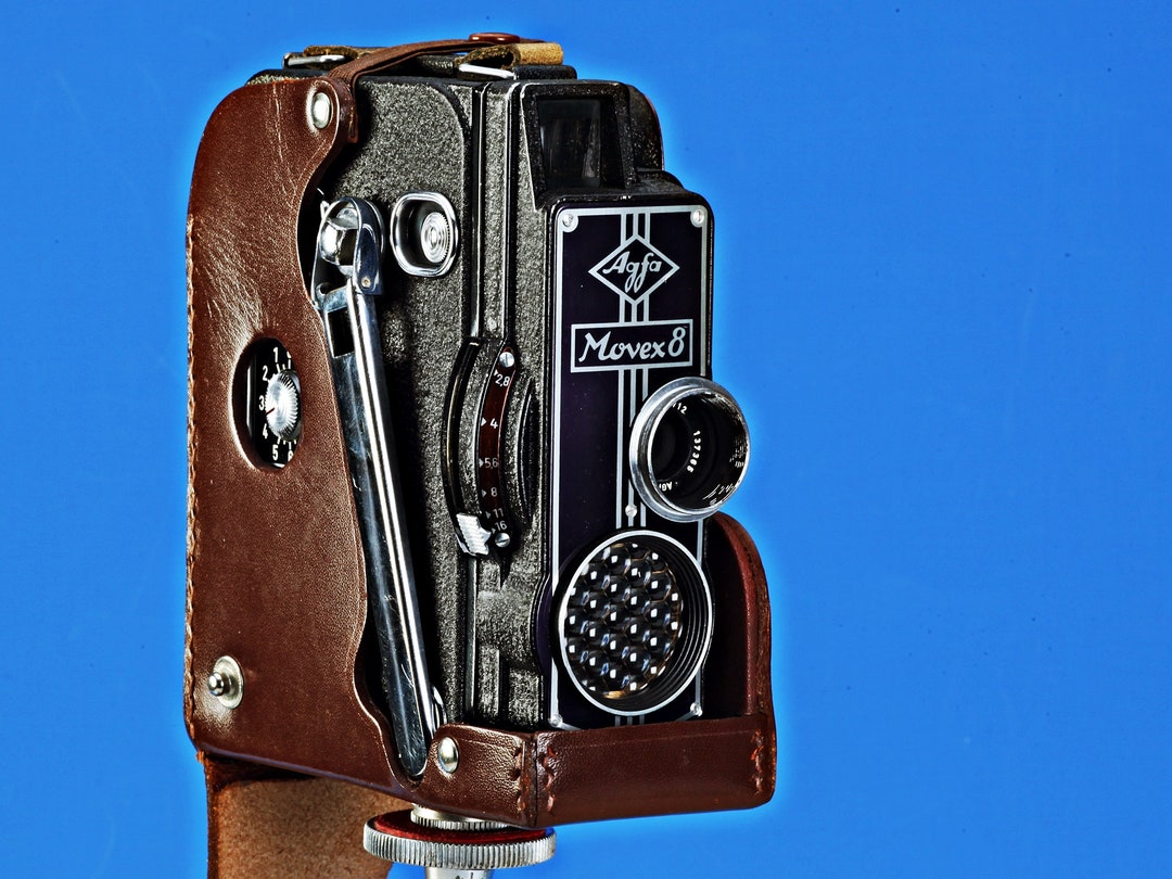 AGFA Movex 8L, mit Tele-Vorsatzobjektiv, Photographica near mint von ...