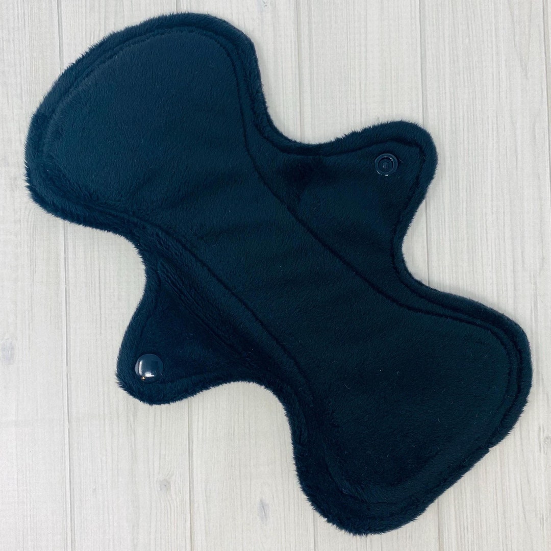 9 Inch Heavy Minky Reusable Cloth Pad, Washable Menstrual Pad ...