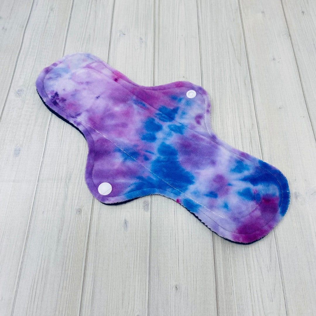 Cloth Pad Hand Dyed Cotton Velour Reusable Pad Sanitary - Etsy