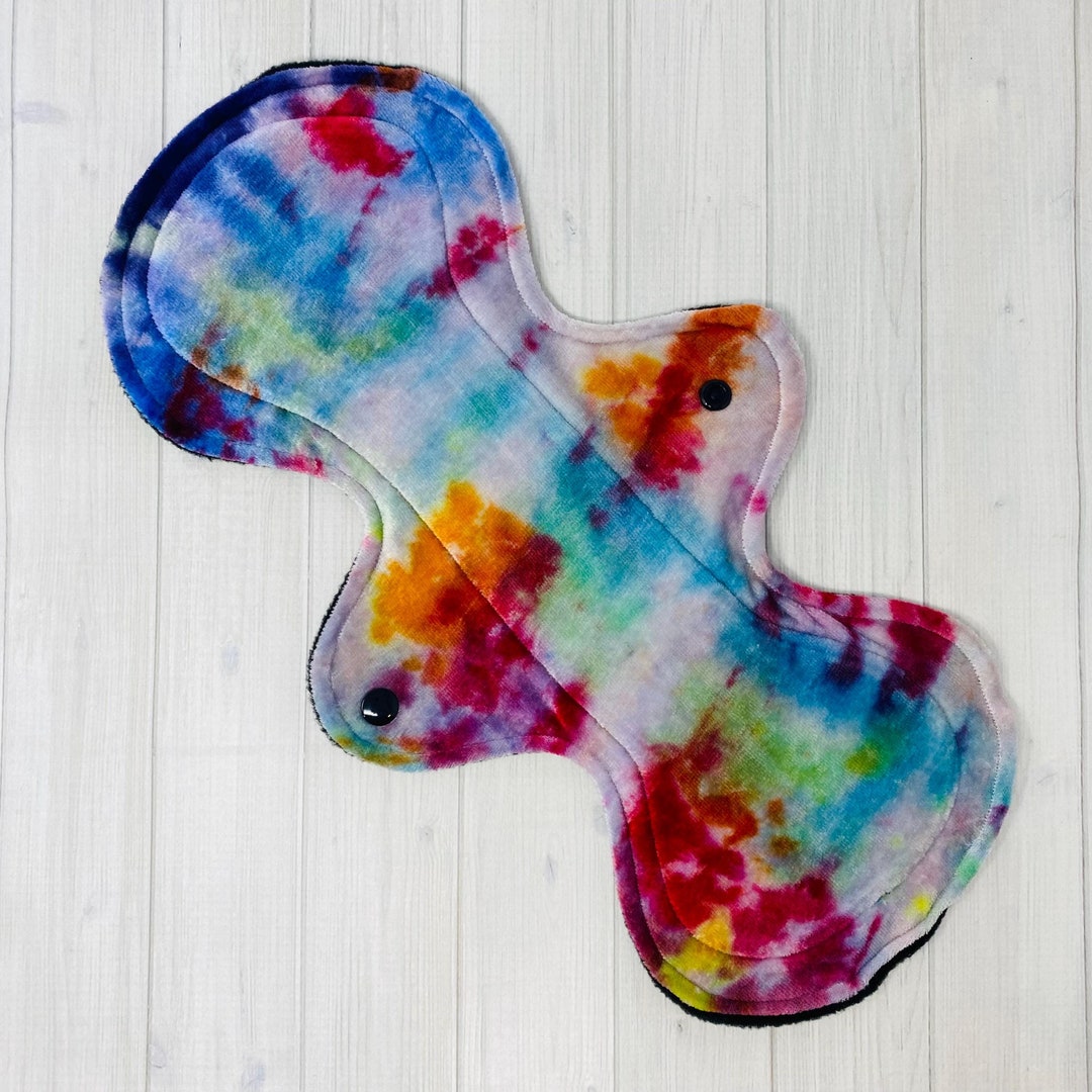 14.5 Inch Heavy Overnight Reusable Cloth Pad, Washable Menstrual ...