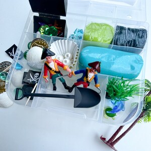Pirate Play Dough Kit, Playdoh Kit, Playdough Kit, Sensory Kit, Sensory ...