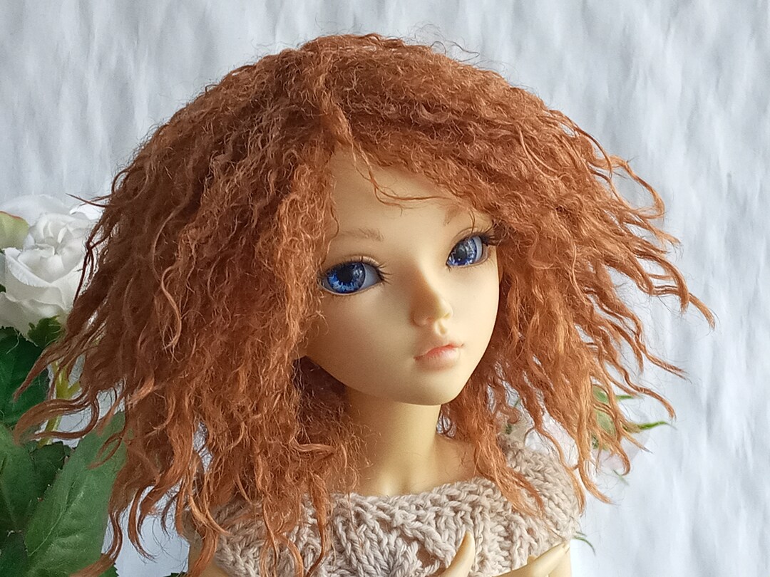 Minifee Curly Extra Long Wig "milk Chocolate Curls" / Faux Fur Wig for ...