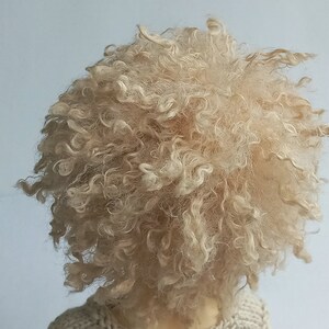 Minifee Curly Wig "sand Beige Afro Style" / Faux Fur Wig for Minifee ...