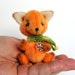 PDF Pattern New Fox Cub Foxi Artist Teddy Bear Pattern PDF Teddy ...