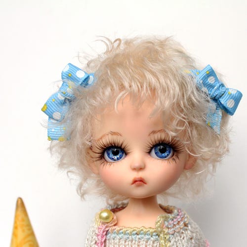 Fatiao BJD Dollfie Lati Yellow Pukifee 5-6 Doll Wig | Etsy