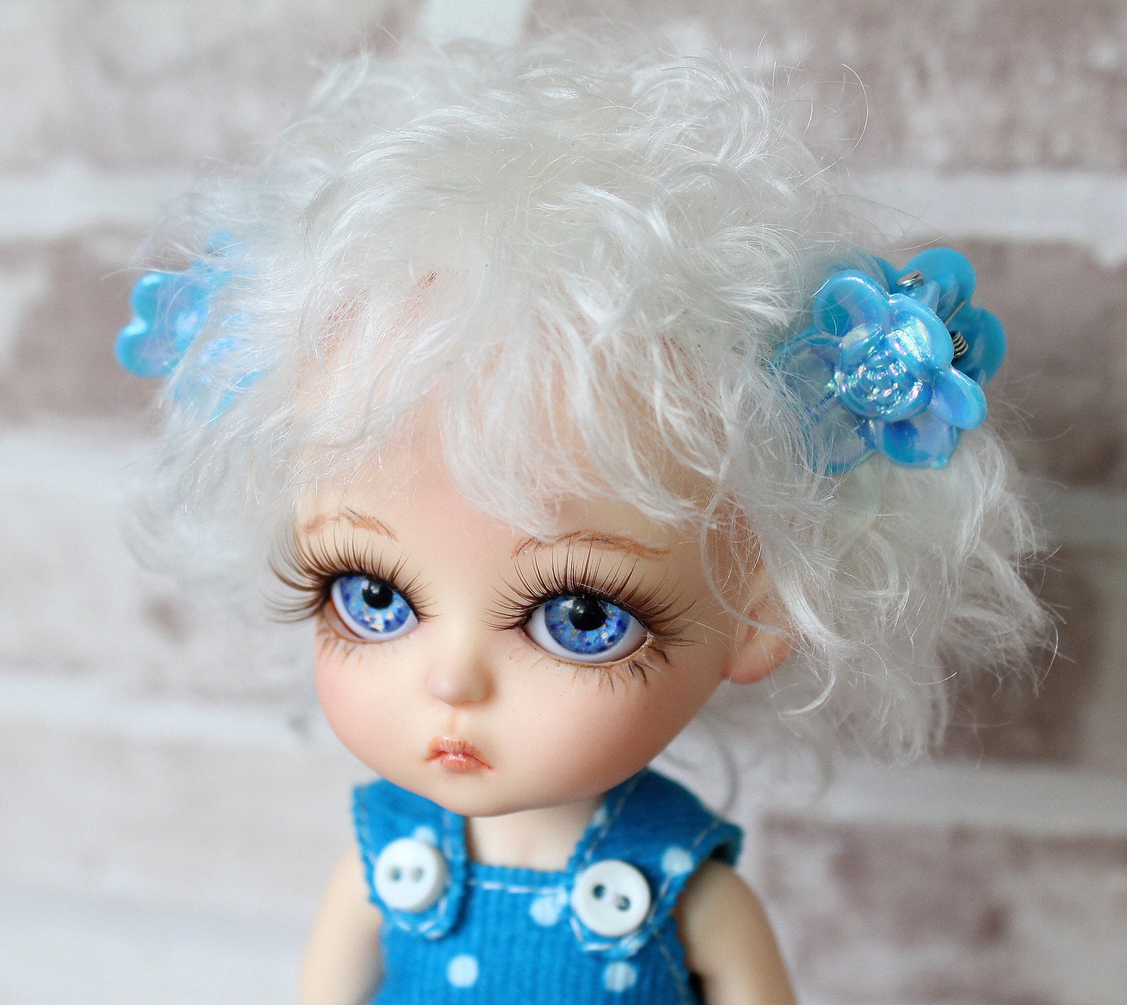 PREORDER! Lati Yellow Wig "snow White" / Wig 5.5 Inch / 1:8 BJD Mohair ...