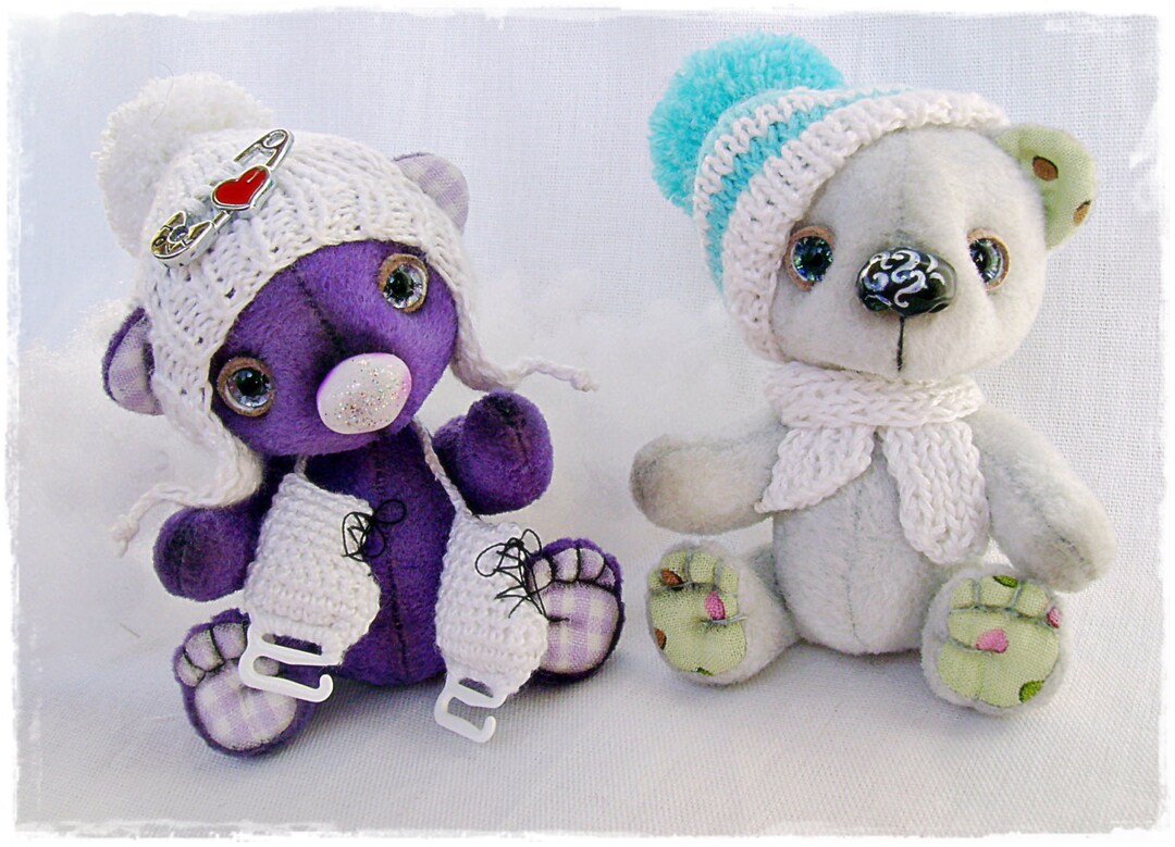 PDF Pattern - New! - Mini Bear Lilla - Artist Teddy Bear - PDF ...