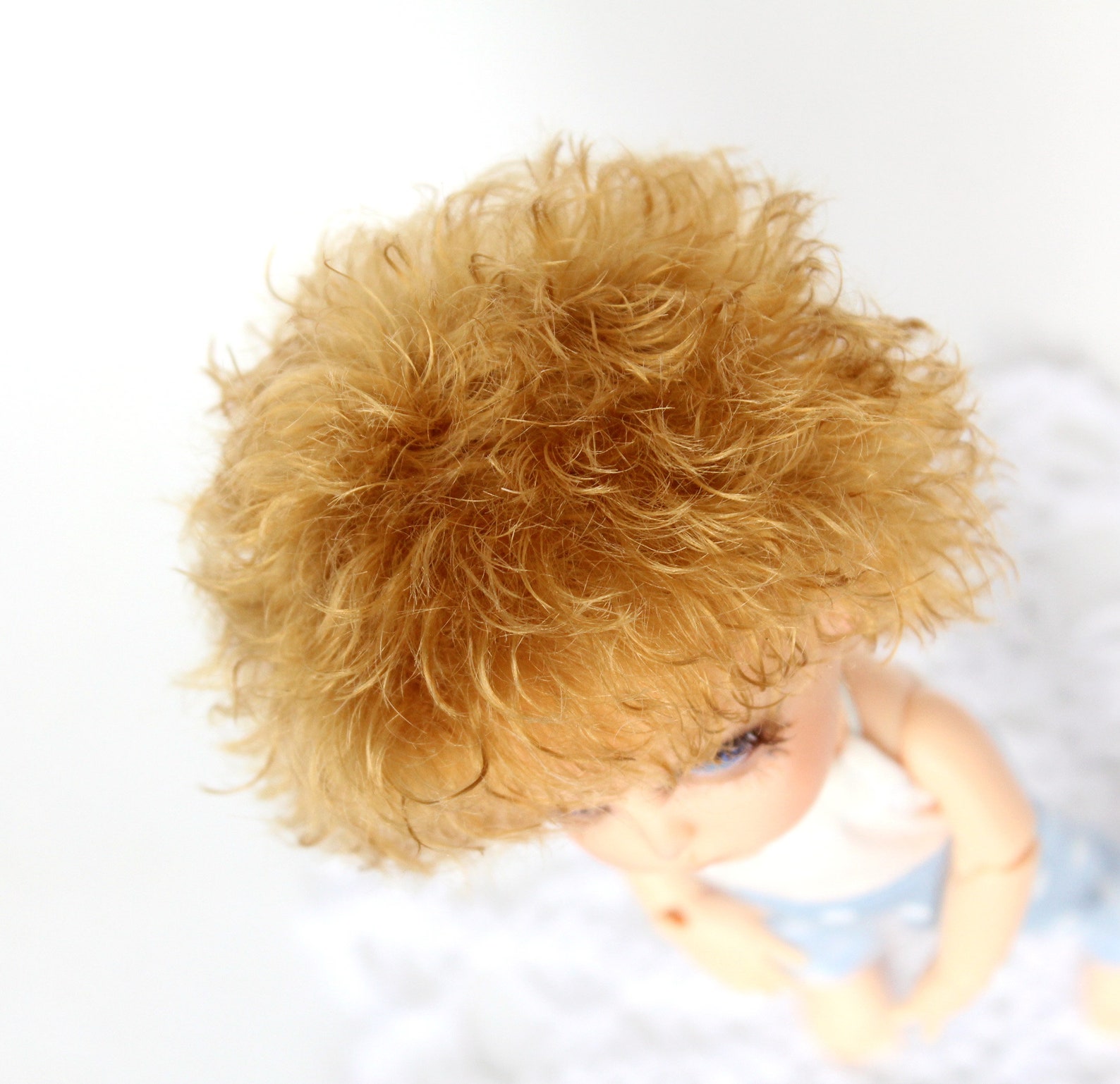 Lati Yellow Wig "wild Honey" / Wig 5.5 Inch / 1:8 BJD Mohair Wig ...