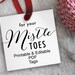 For Your Mistle Toes Tags // Printable Editable Christmas Tag ...