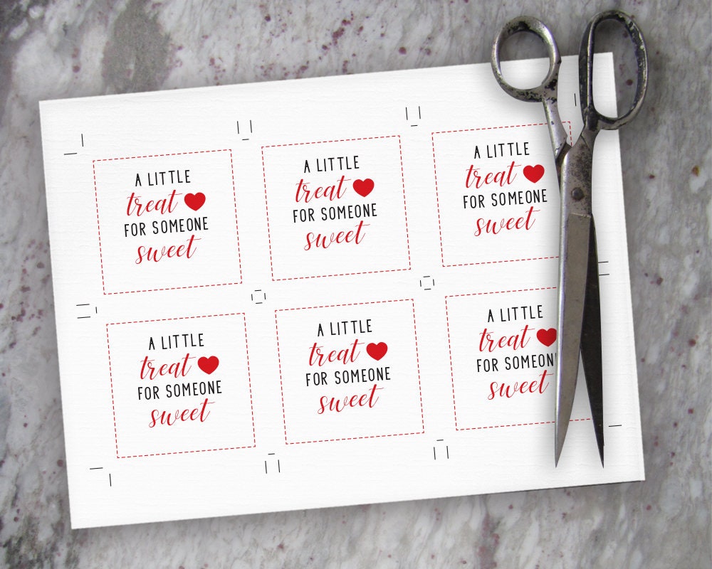Printable A Little Treat for Someone Sweet Gift Tag // - Etsy