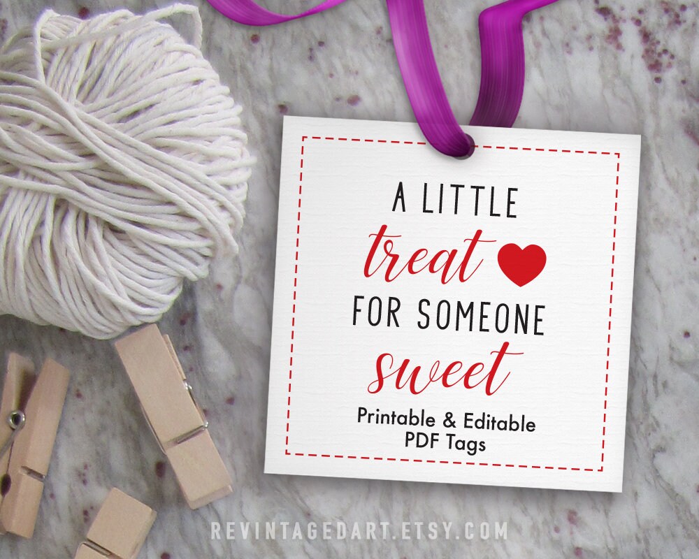 Printable A Little Treat for Someone Sweet Gift Tag // - Etsy Canada