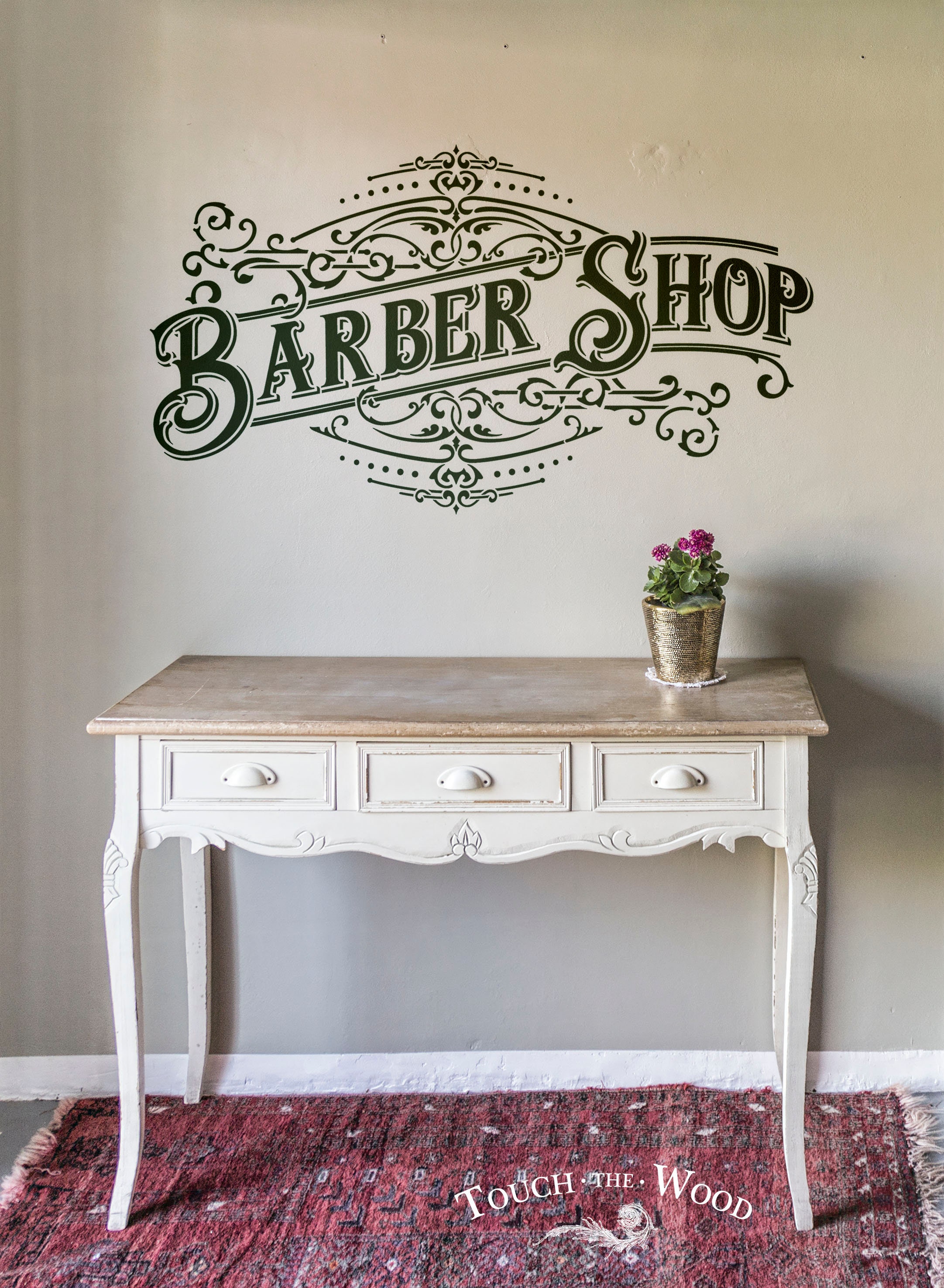 Wall & Window Sticker Barber Shop Victorian Sign Retro Vintage - Etsy UK