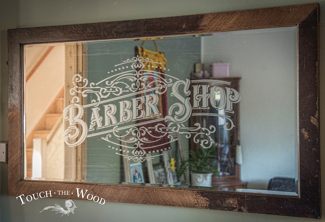 Wall & Window Sticker Barber Shop Victorian Sign Retro Vintage - Etsy UK