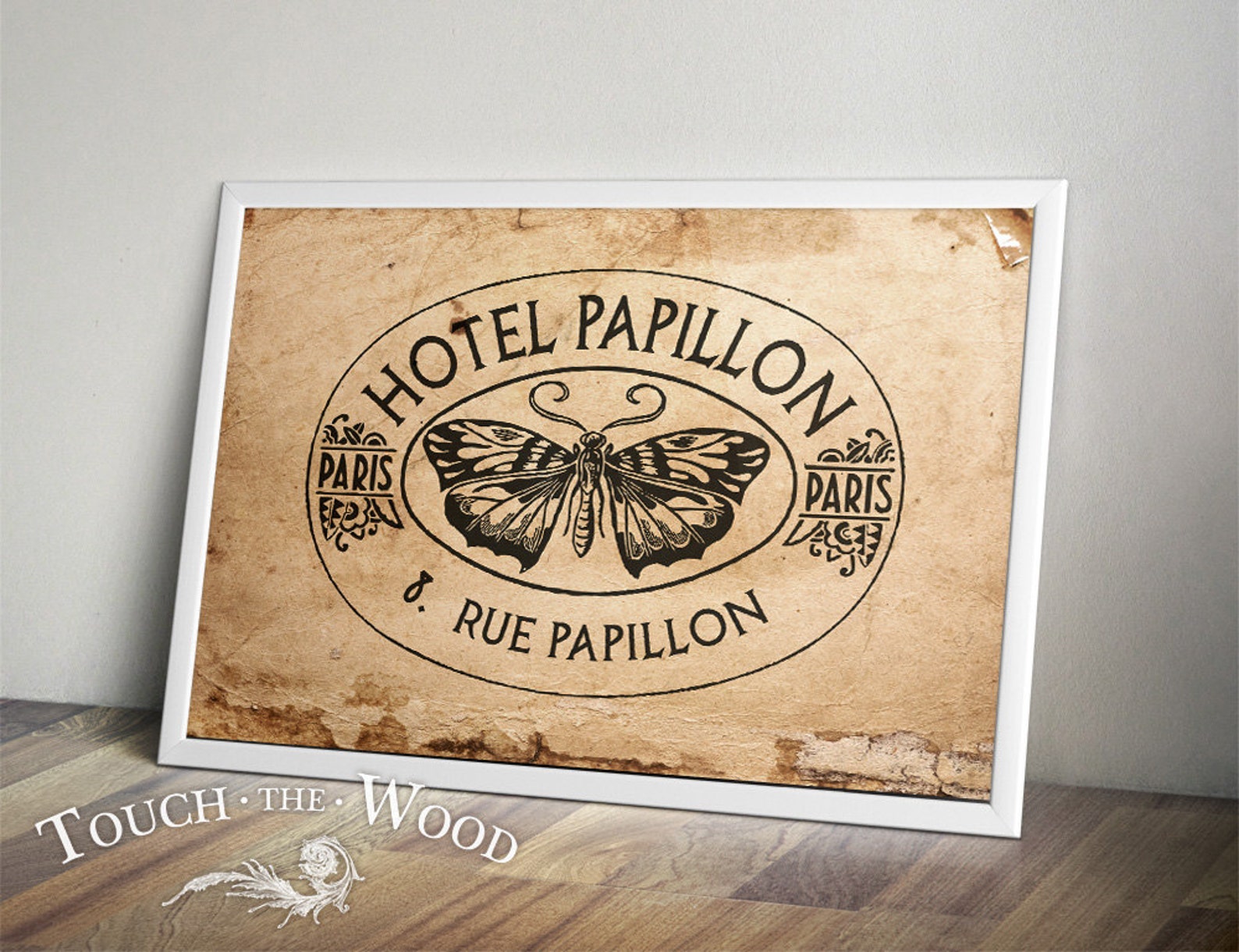 INSTANT DOWNLOAD French Vintage Hotel Label Print Transfer | Etsy