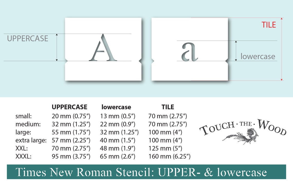 Times New Roman Stencil Font Lowercase and UPPERCASE - Etsy