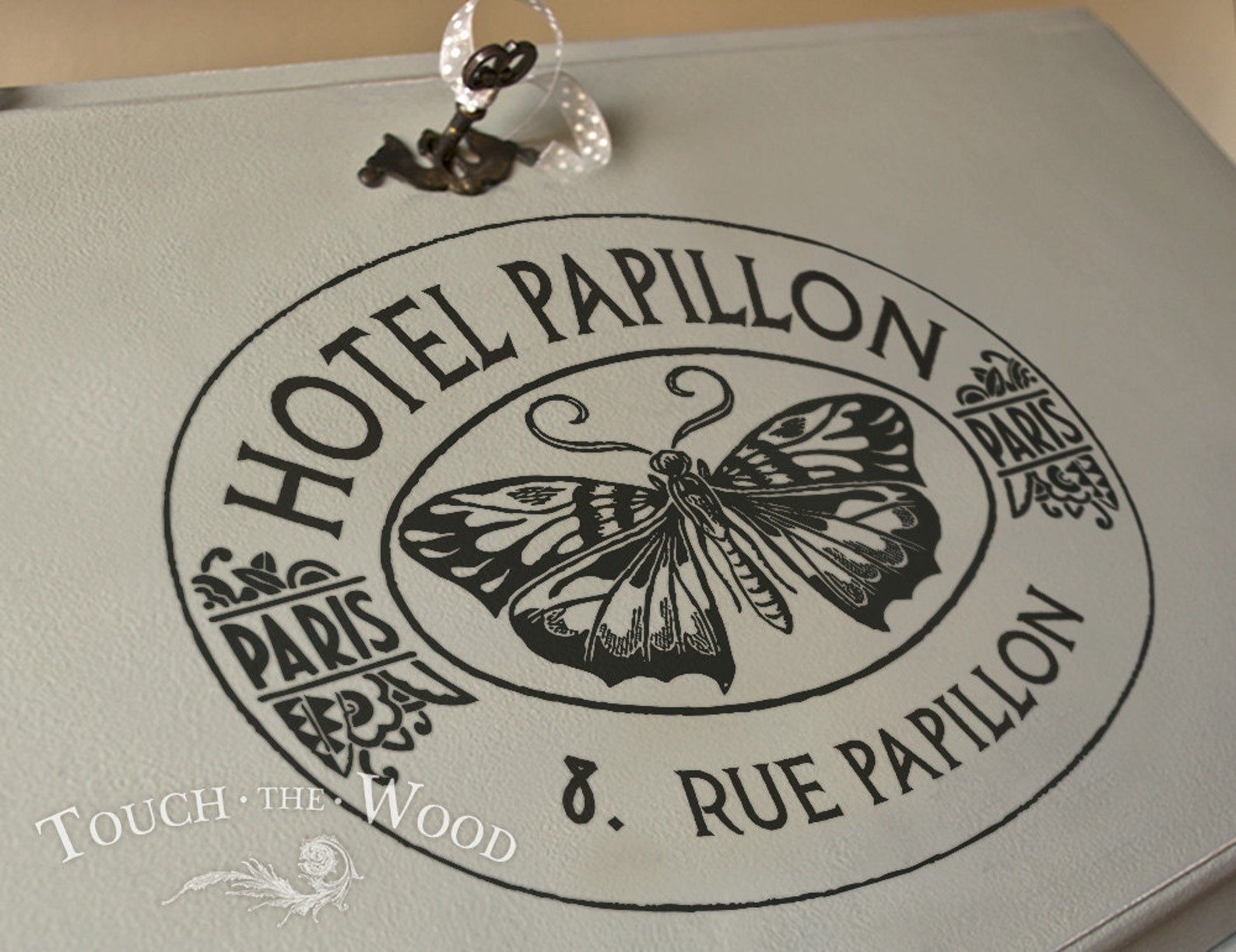 INSTANT DOWNLOAD French Vintage Hotel Label Print Transfer | Etsy