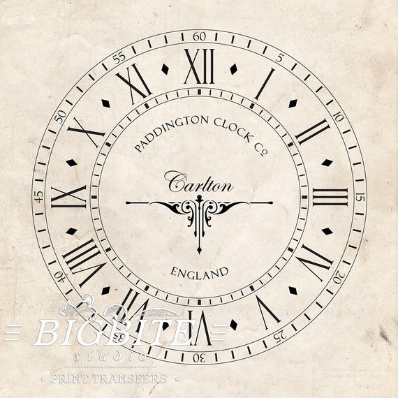 Clock Dial Decals