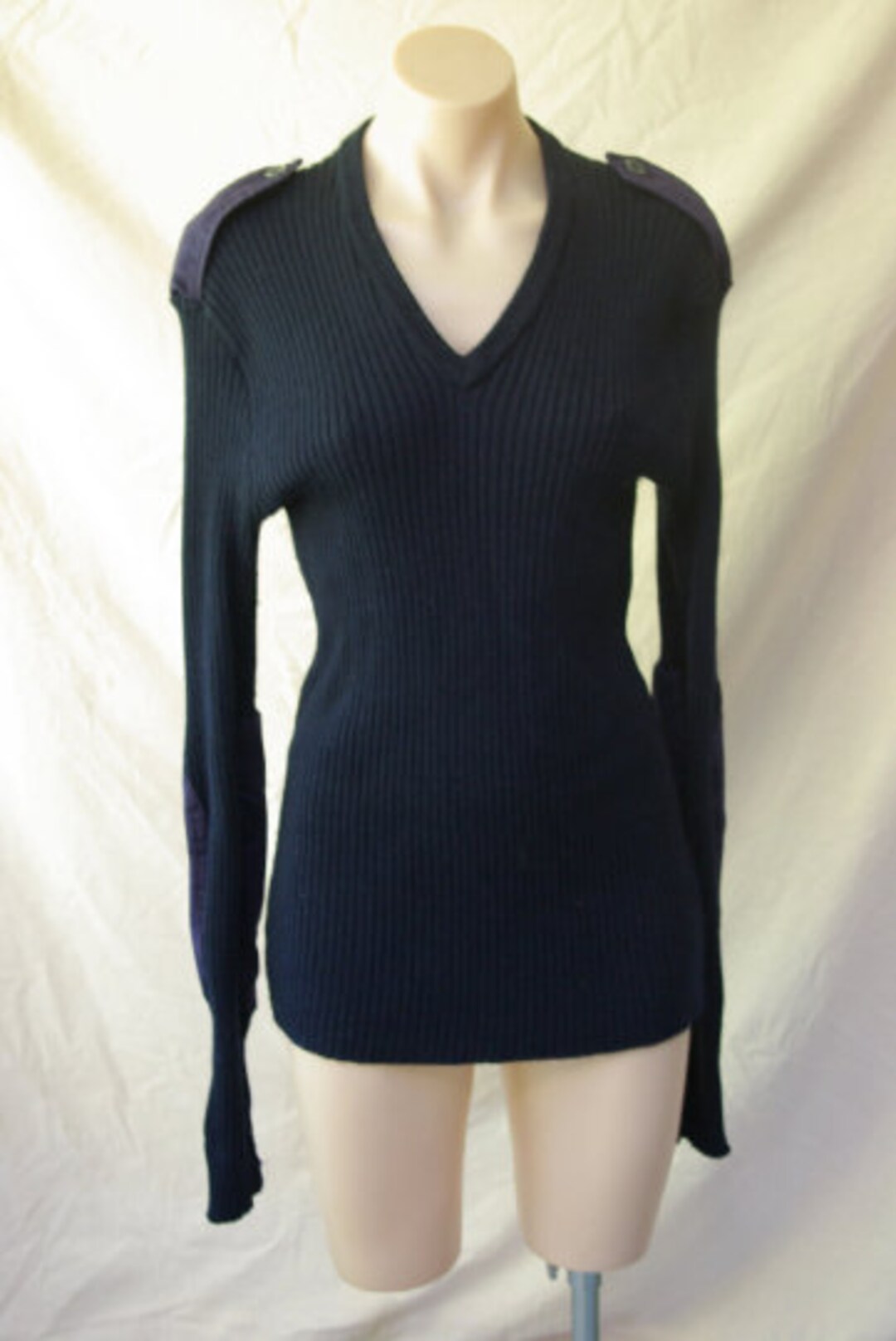 Vintage Blue Jumper, Vintage Blue Woollen Sweater, Vintage Woolen ...