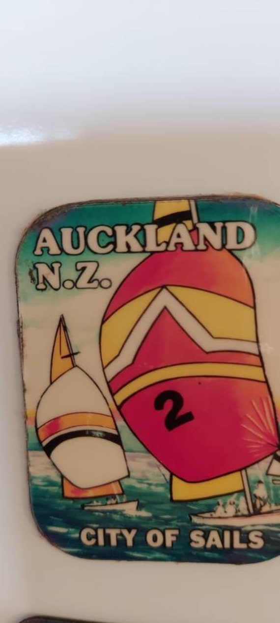 Auckland New Zealand Fridge Magnet Vintage Souvenir Fridge | Etsy