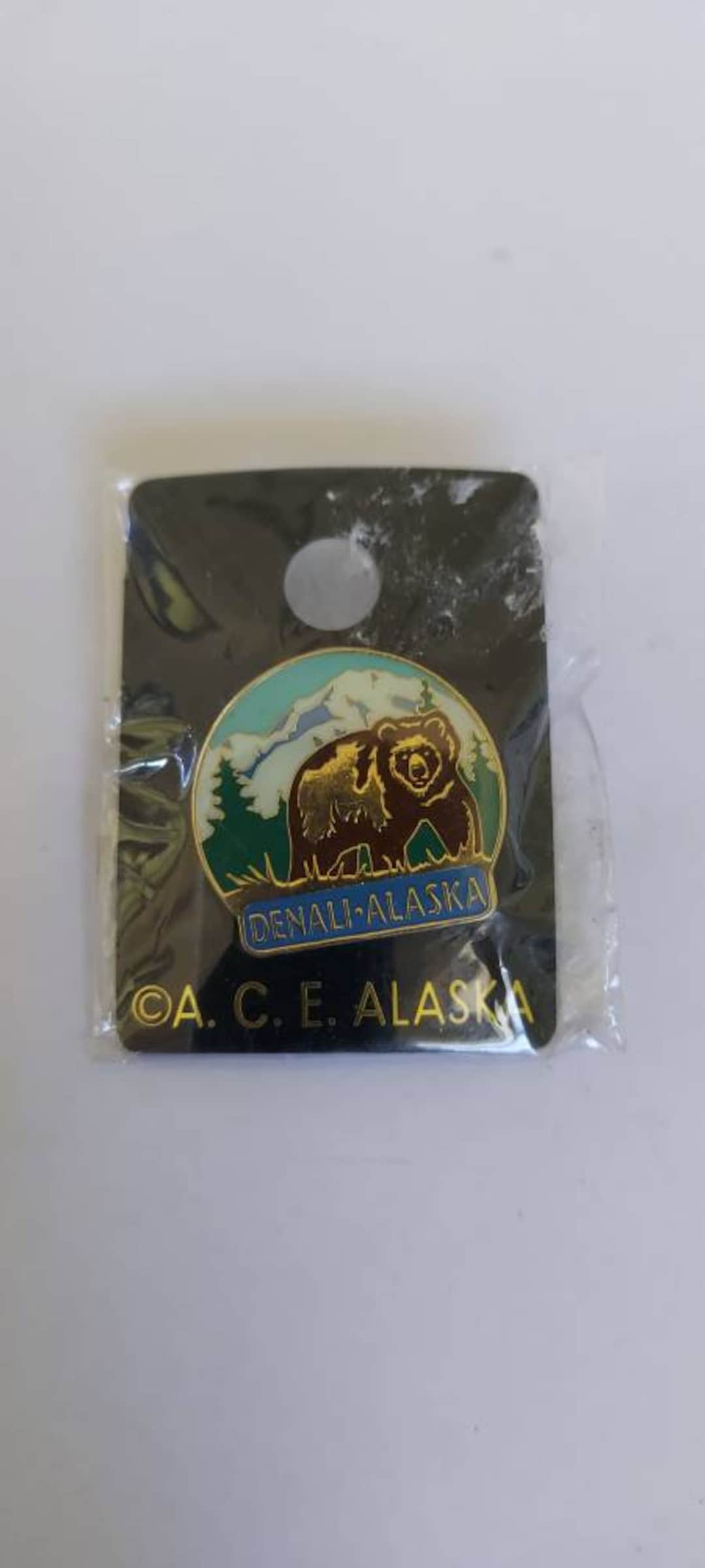 Alaska Fridge Magnet, Alaska Flag, Fridge Magnet Vintage, Alaska Flag ...