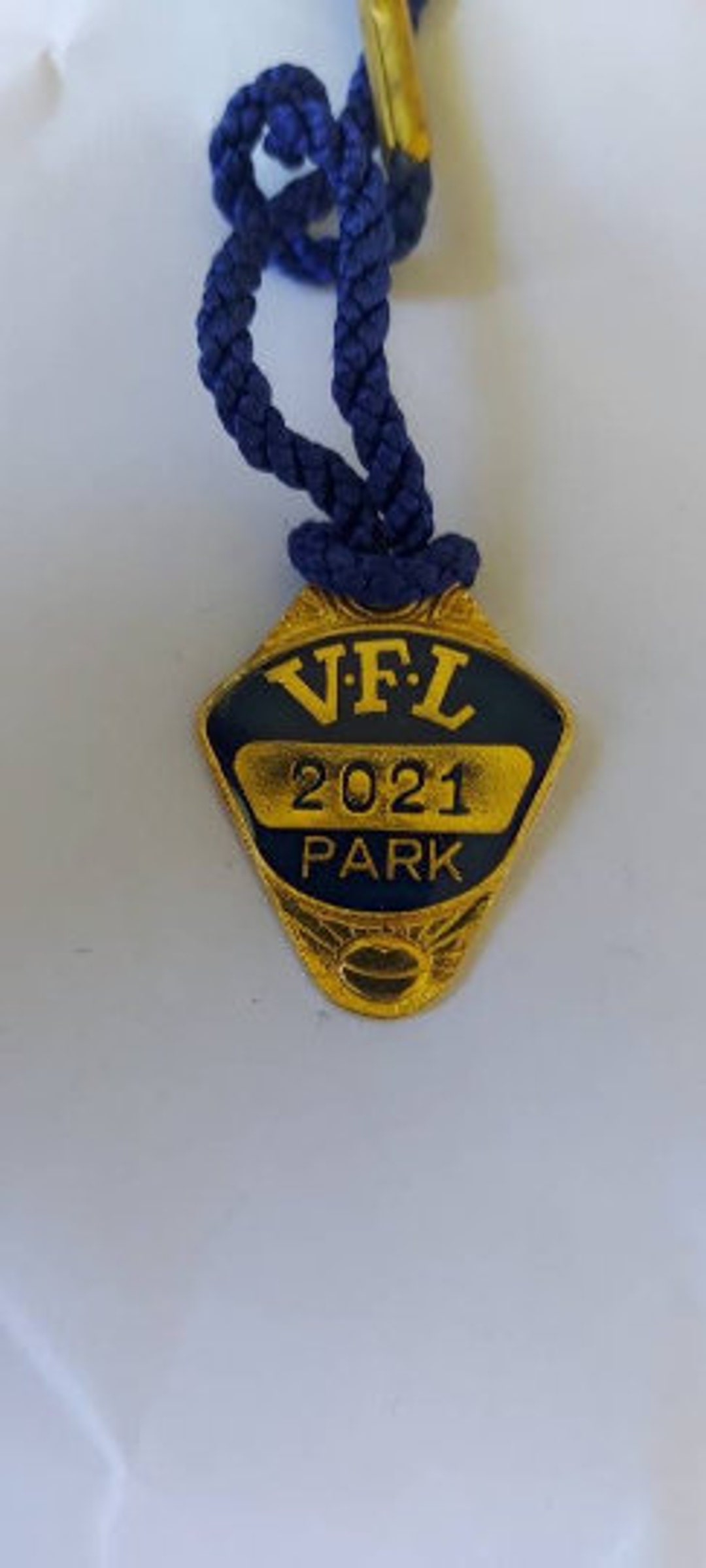 VFL Park Badge, Vintage VFL Park Badge, Victorian Football League Park ...