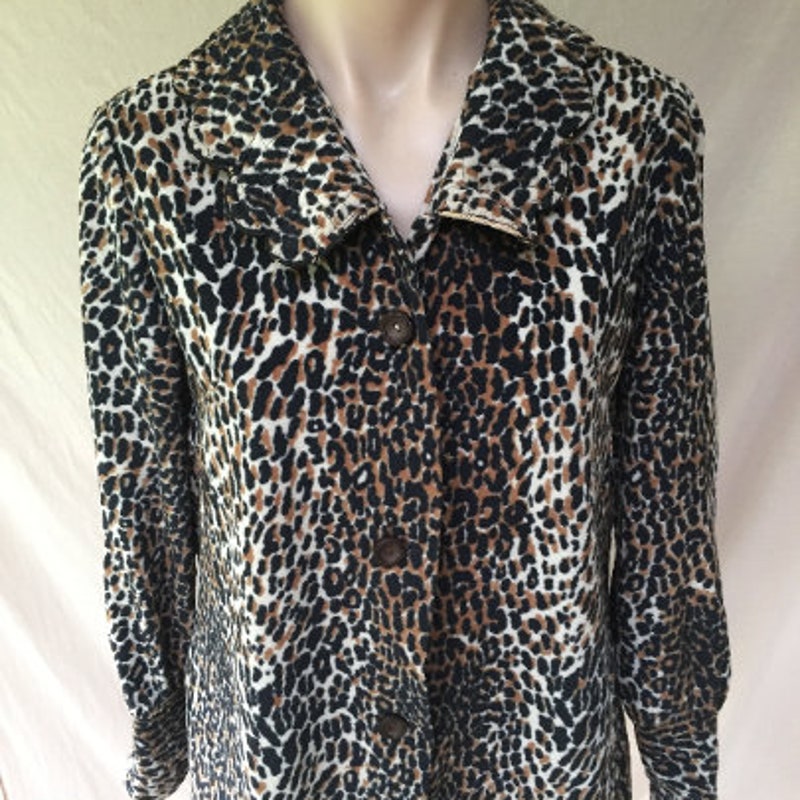 Cat Print Jacket - Etsy