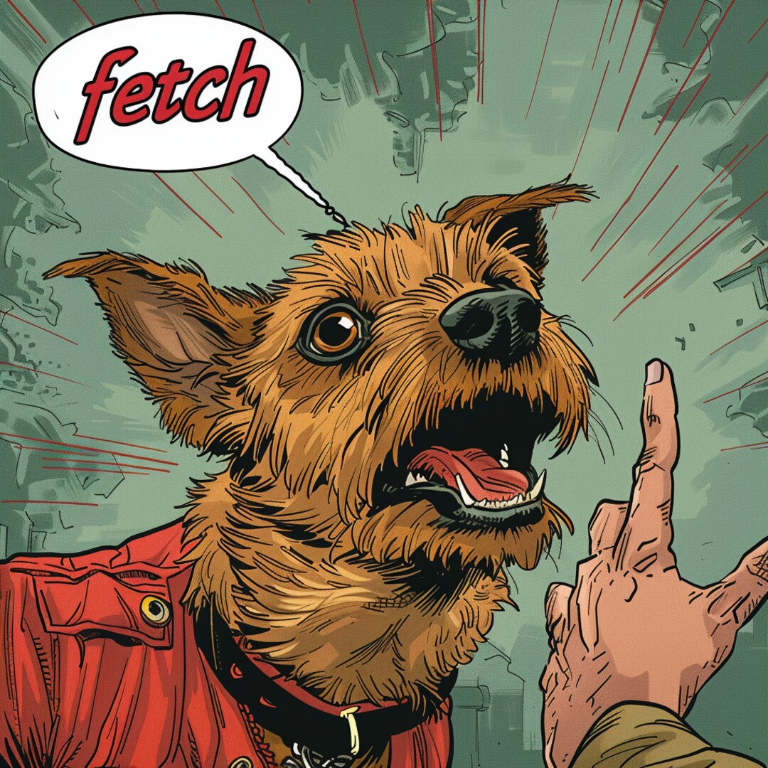 Fetch - Digital Download - Printable Digital Art - Funny Art - Etsy