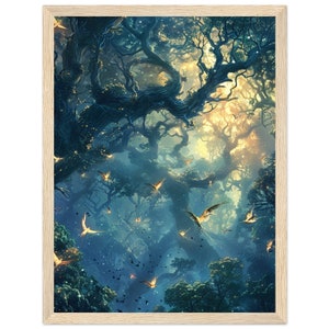 Dreamscape Forest-premium Matte Paper Wooden Framed Poster - Etsy