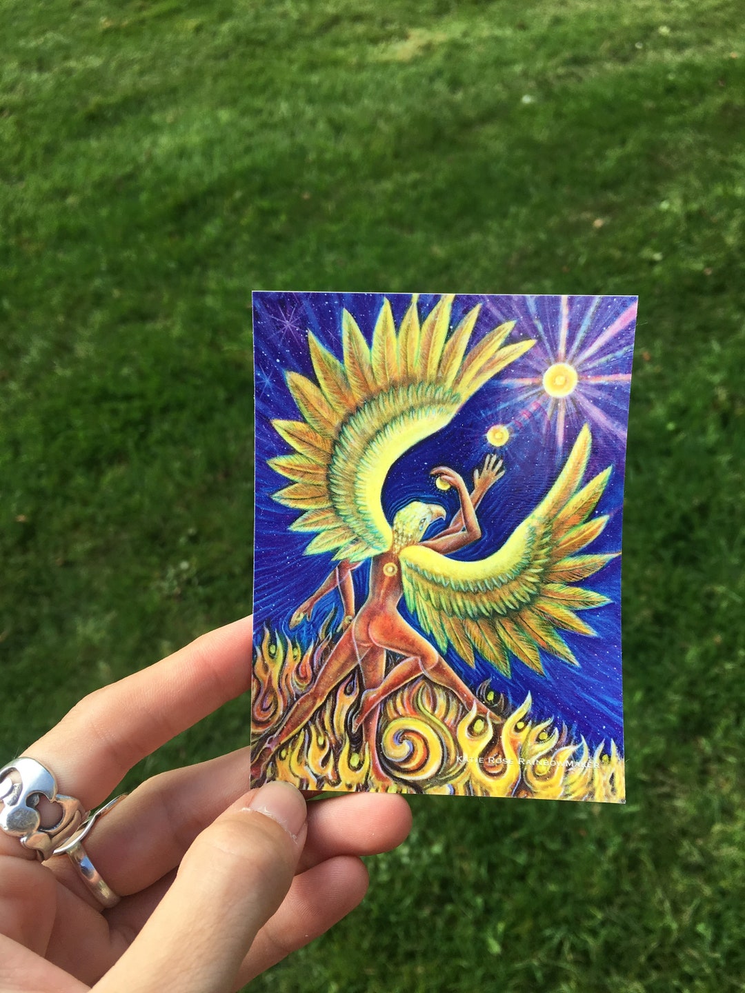 Eye of Ra Art Sticker - Etsy