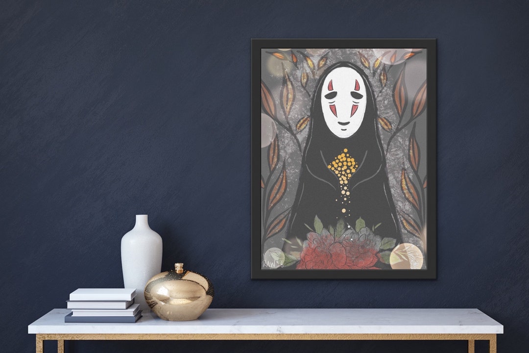 No Face Wall Art/ Wall Decor/ Studio Ghibli Art/ Prints - Etsy