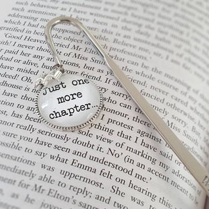 Just One More Chapter, Bookmarks for Books, Personalized Bookmark ...