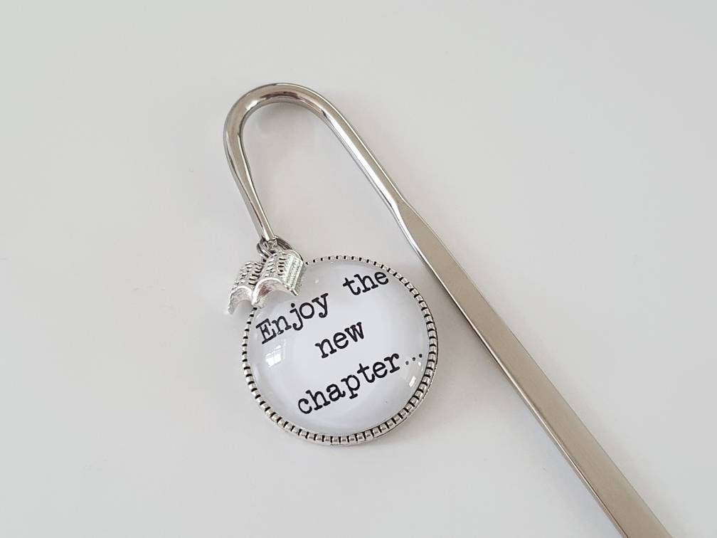New Chapter Bookmark Coworker Leaving Booknerd Gift Enjoy - Etsy UK