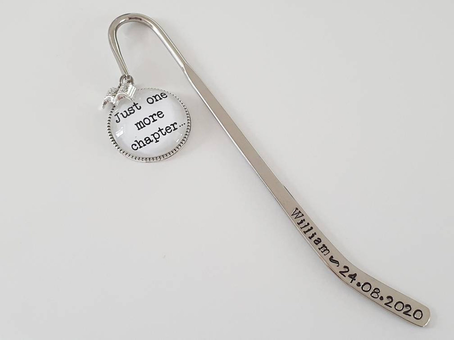 Just One More Chapter Bookmarks for Books Personalized | Etsy UK