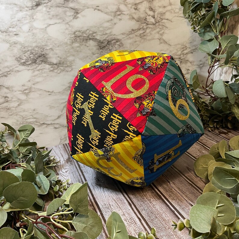 Wizarding School Jumbo Plush D20 Made With Licensed Harry Potter Fabric ...