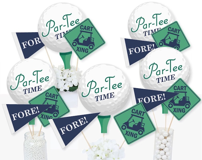Set Of4 Golf Theme Centerpieces golf Decorations, Golf Party, Golf ...