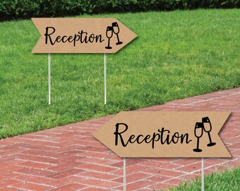 Reception Arrow - Etsy