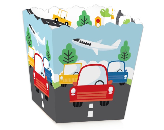 Transportation Plane Car Helicopter Train Birthday Party Treat Favor ...