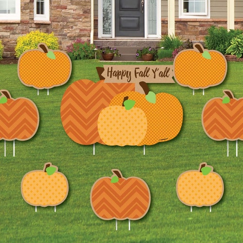 Pumpkin Patch Pumpkin Lawn Decoration Signs Outdoor Fall - Etsy