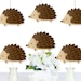 Forest Hedgehogs - Decorations DIY Woodland Birthday Party or Baby ...