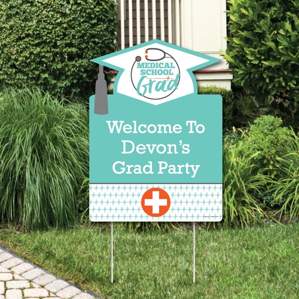 Medical School Graduation Welcome Sign - Etsy